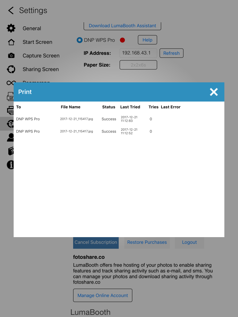 LumaBooth v1.7 Update