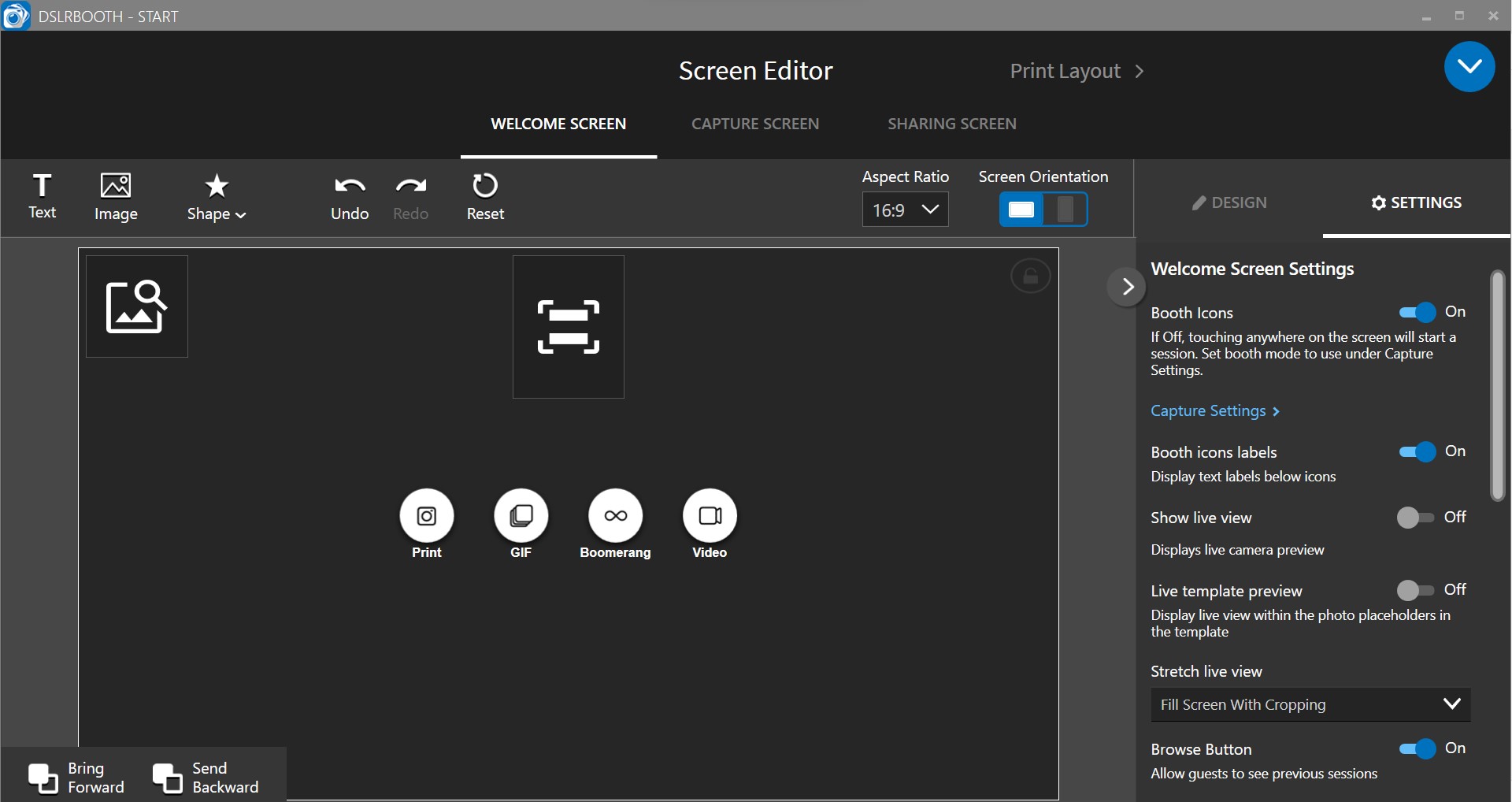 dslrBooth 7, Customizable Screens, Updated UI, and new subscription system